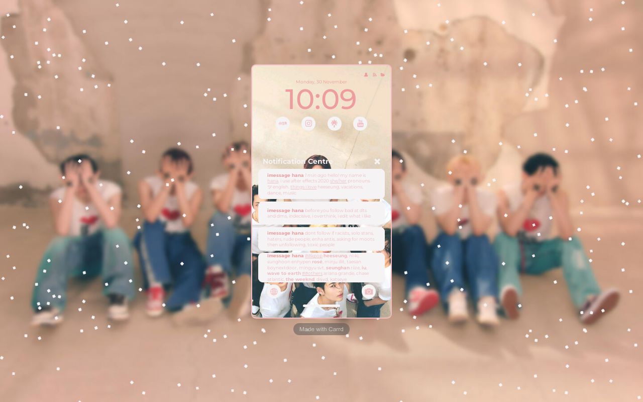 xo, hana ♡ 𝗘𝗡╸⁷